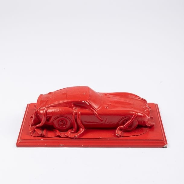 L. Laugerat | Ferrari 250 GTO revealing itself under a sheet | MutualArt