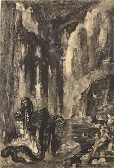 Felix Bracquemond | Le grand serpent | MutualArt