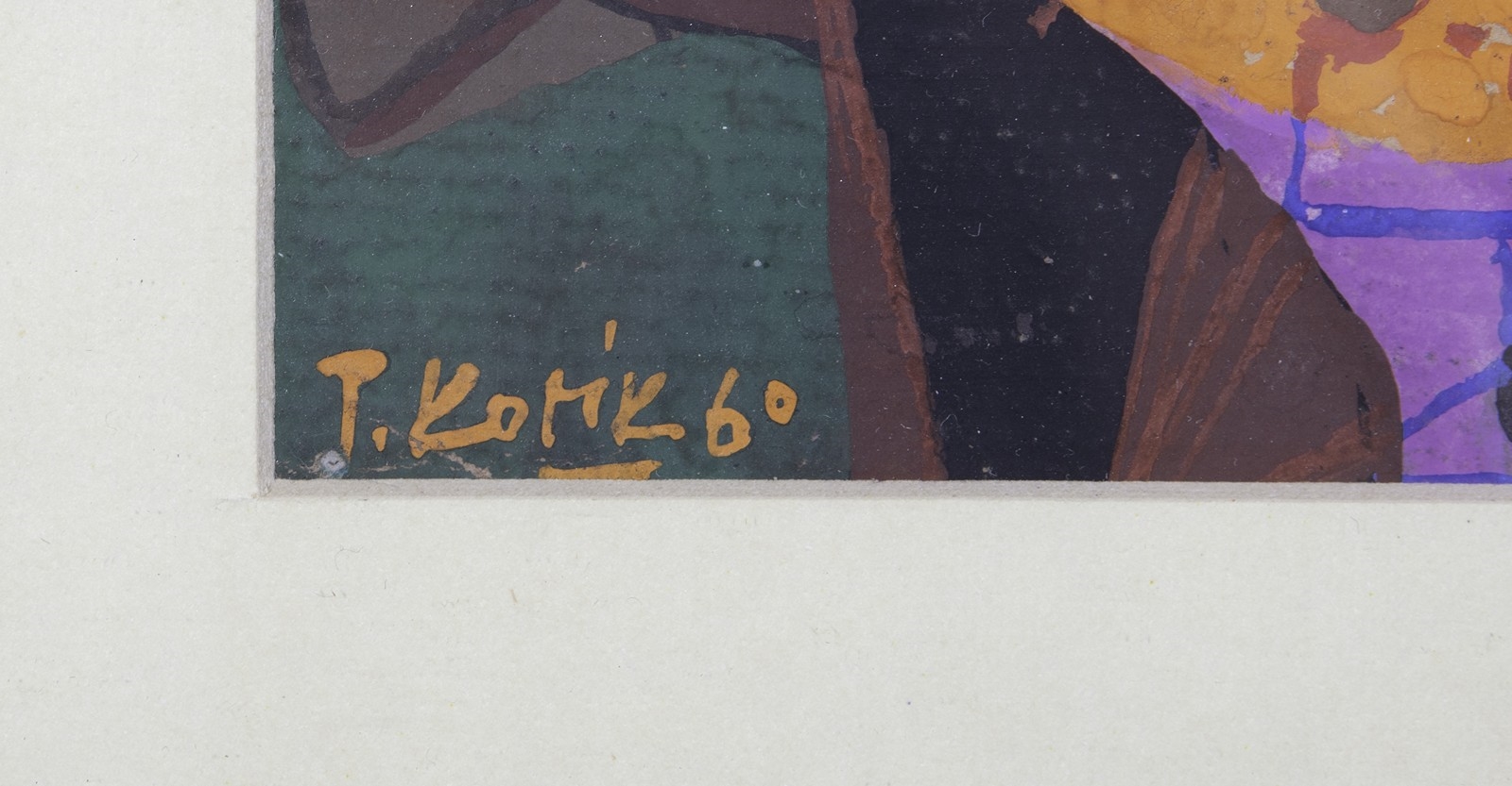 Pravoslav Kotik | Kompozice (1960) | MutualArt