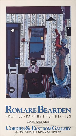 Romare Bearden | Romare Bearden Exhibition Poster (1981) | MutualArt