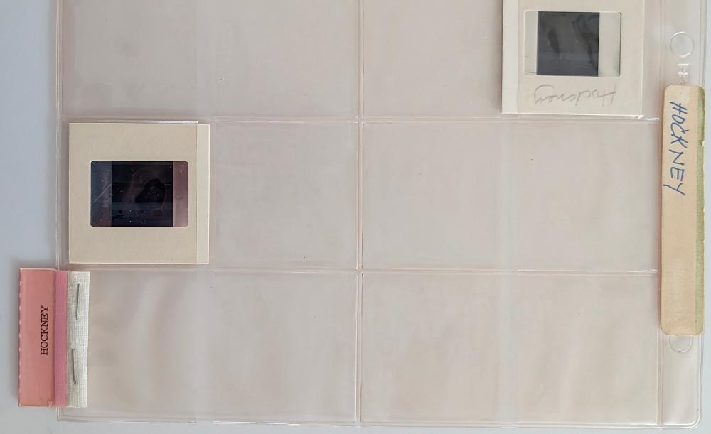 David Hockney | Unique Museal Set of Original 20th C. 35mm Art Slides ...