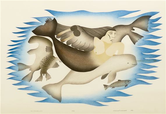 Agnes Nanogak | The Raven's Wife (1992) | MutualArt