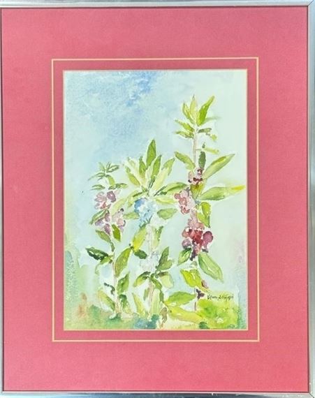 Kathryn Watson | LOVELY KATHRYN WATSON SIGNED WATERCOLOR | MutualArt