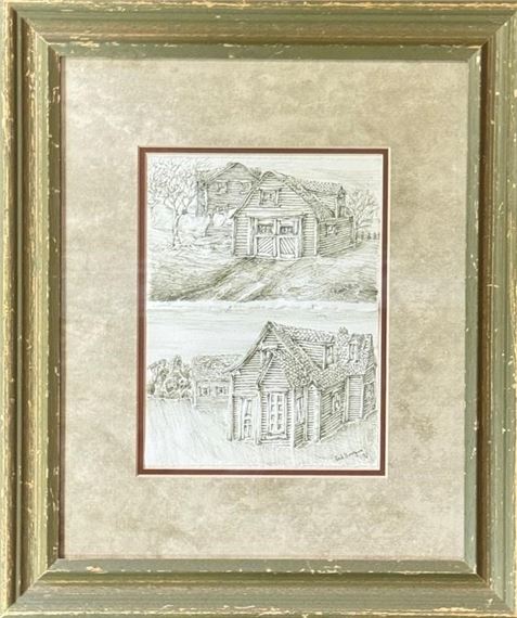 Roch Bourque | ROCH BOURQUE SIGNED ORIGINAL DRAWINGS - FRAMED | MutualArt