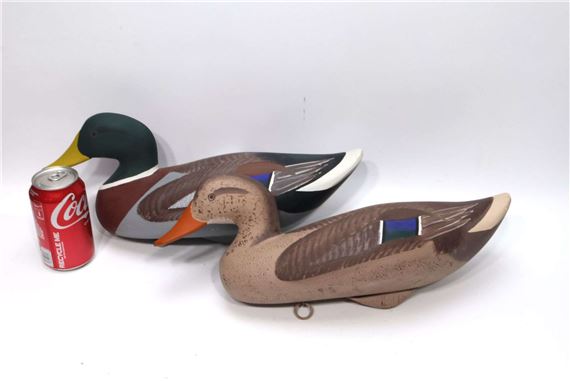 Jim Pierce | Pair Mallard Duck Decoys | MutualArt