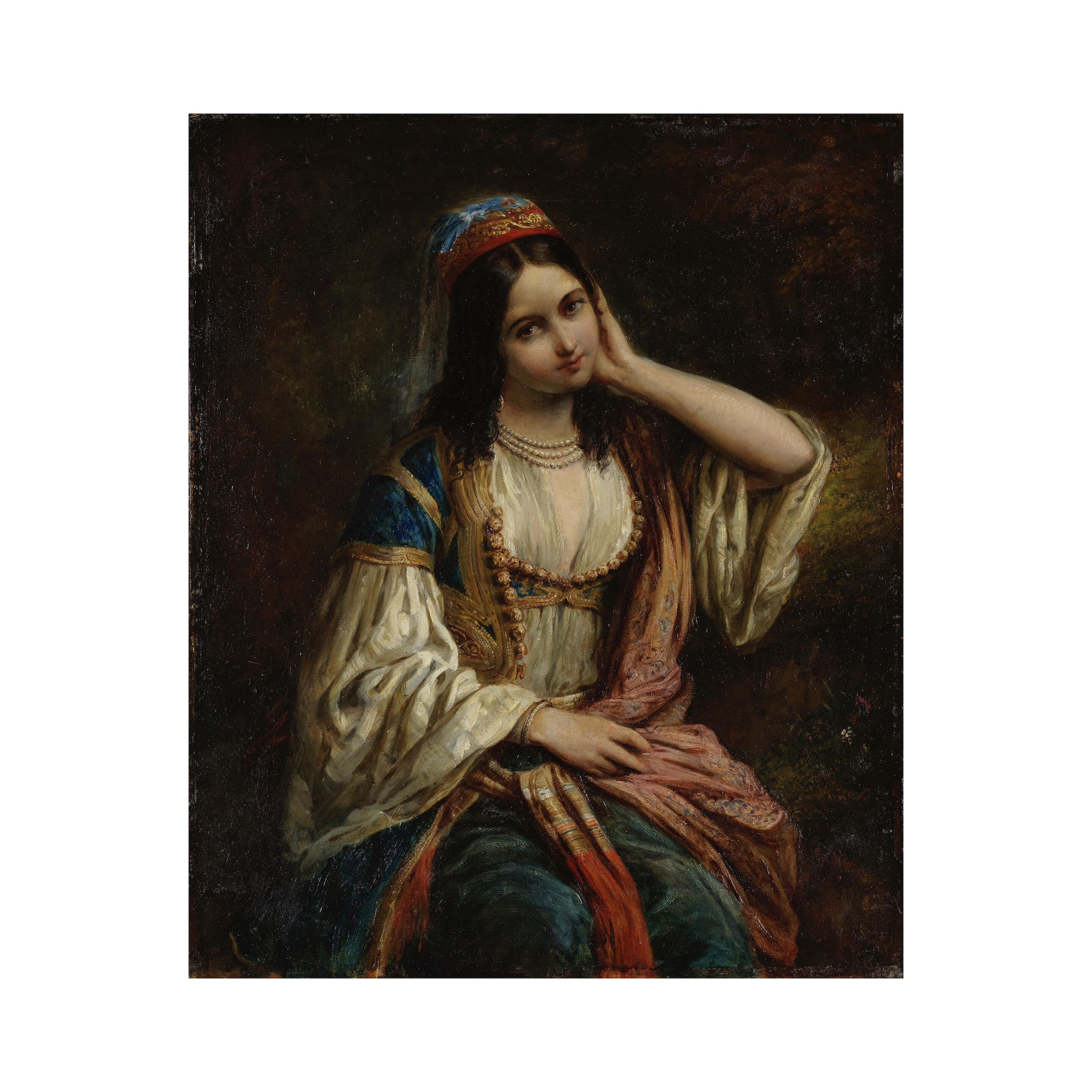 Alexandre-Marie Colin | Beauté grecque (Circa 1830) | MutualArt