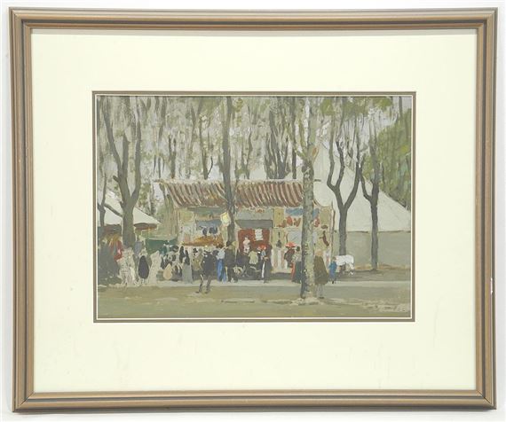 James Kerr-Lawson | Figures Gathering | MutualArt