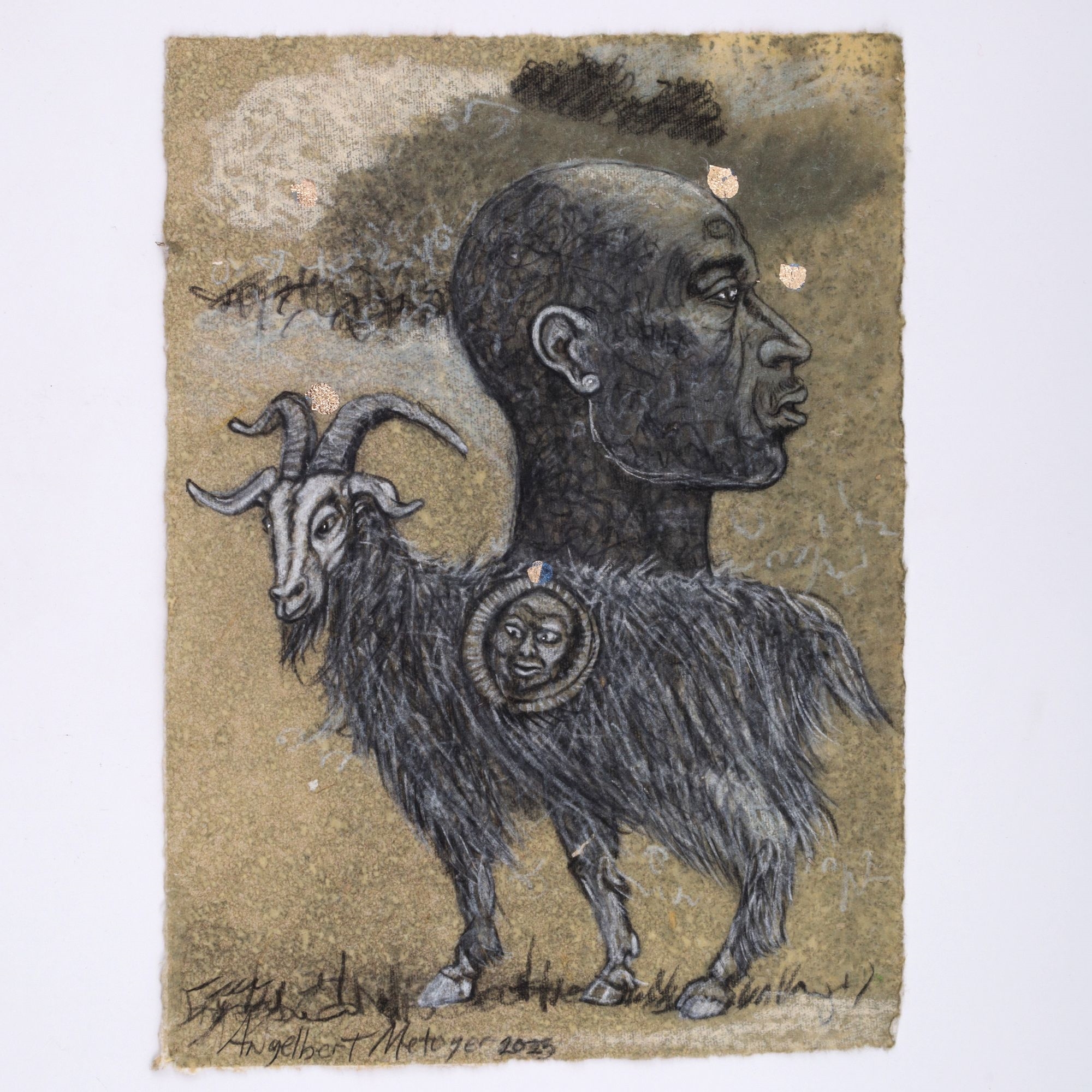 Angelbert Metoyer | UNTITLED Drawing & Mixed Media (2025) | MutualArt