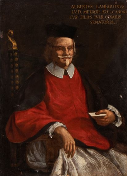 Roman School, 17th Century | Portrait of Cardinal Alberto Lambertini ...