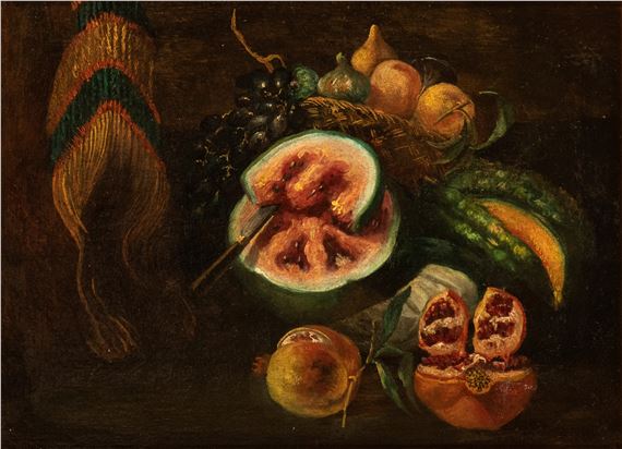 Neapolitan School, 17th Century | Still life with watermelons ...