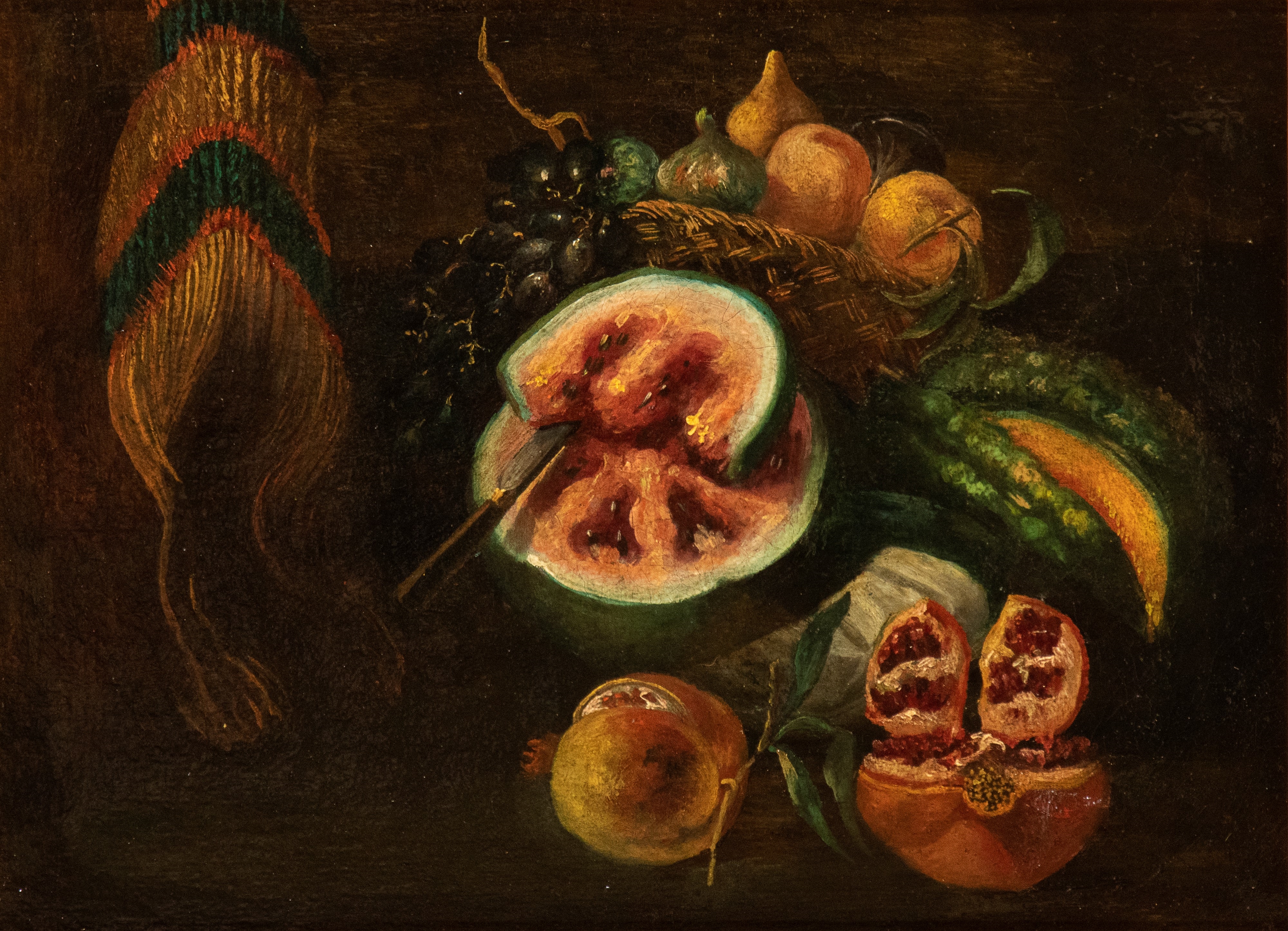 Neapolitan School, 17th Century | Still life with watermelons ...