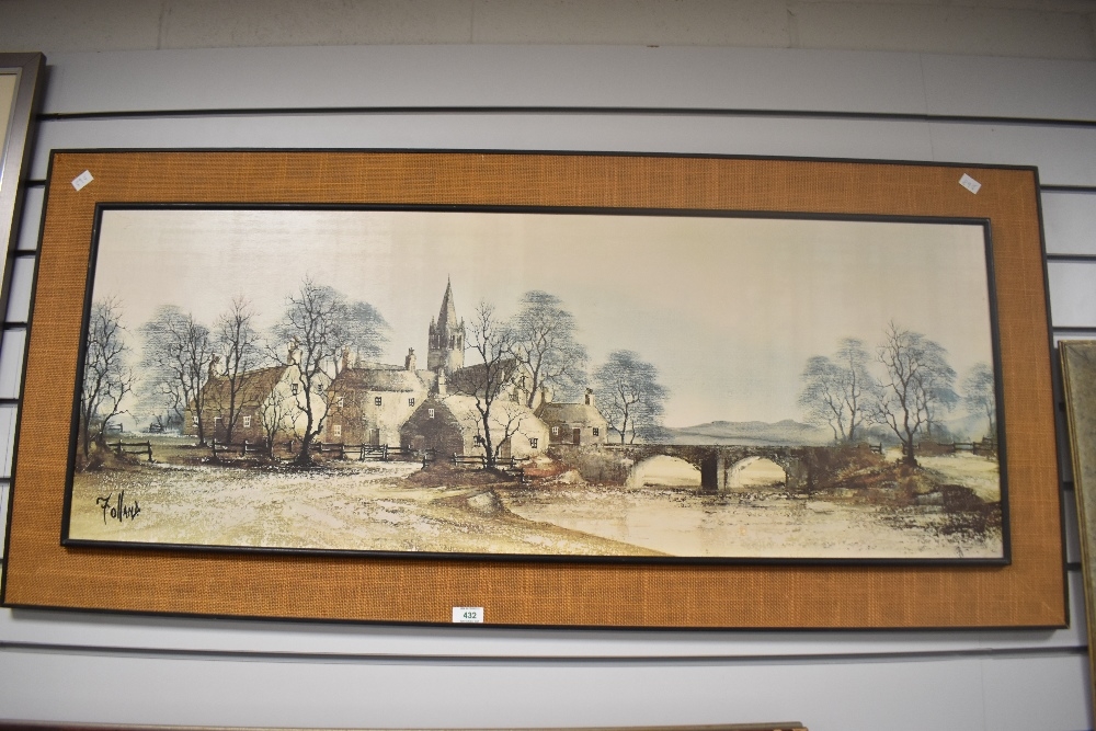 Ronald Norman Folland | A quaint village scene featuring cottages ...