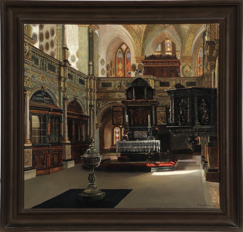 Harald Erhard-Hansen | Interior from Frederiksborg Castle Church (1945 ...
