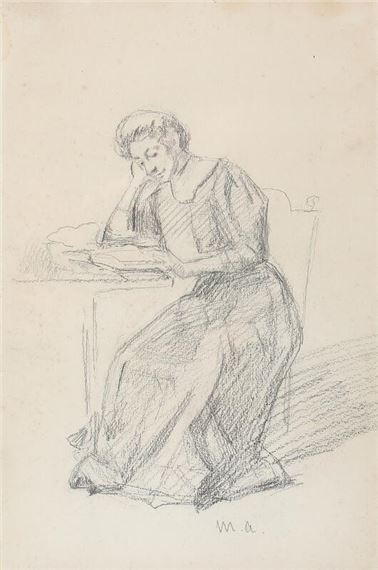 Michael Peter Ancher | Portrait of Asta Ehlers | MutualArt
