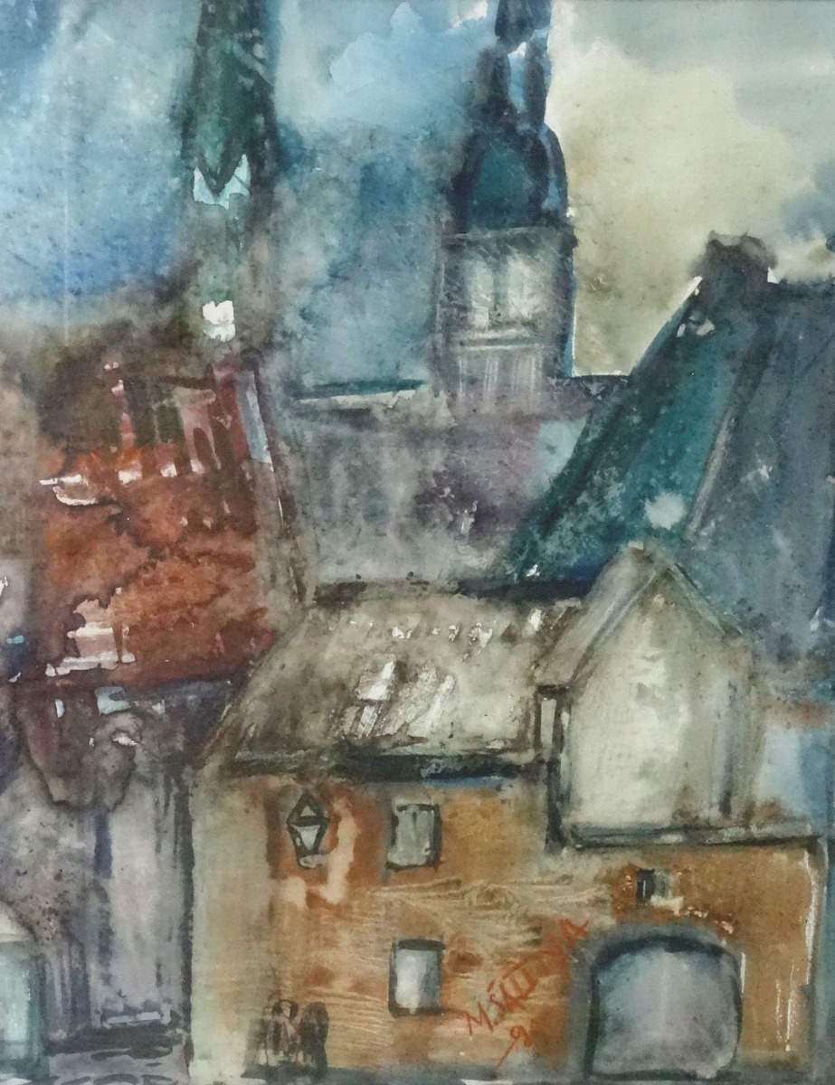 Milda Saltina | The Old City (1992) | MutualArt
