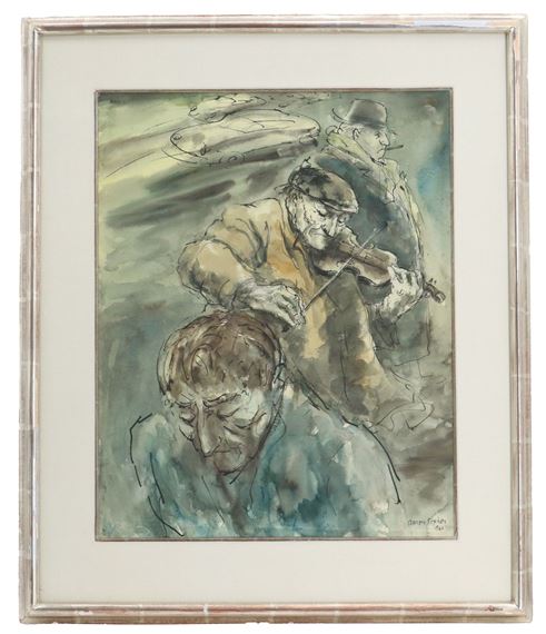 Aaron Sopher | Violinist No. 3 (1960) | MutualArt