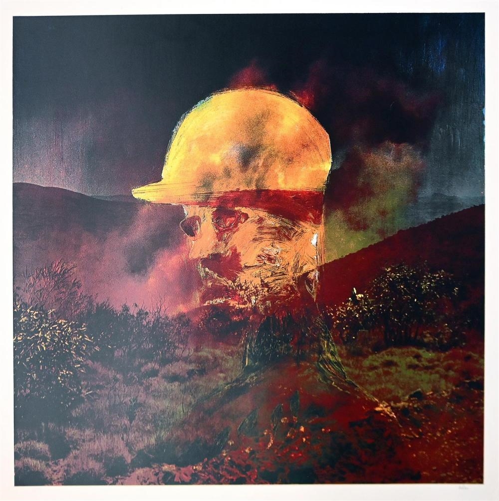Sidney Nolan | MINER WITH YELLOW HELMET | MutualArt