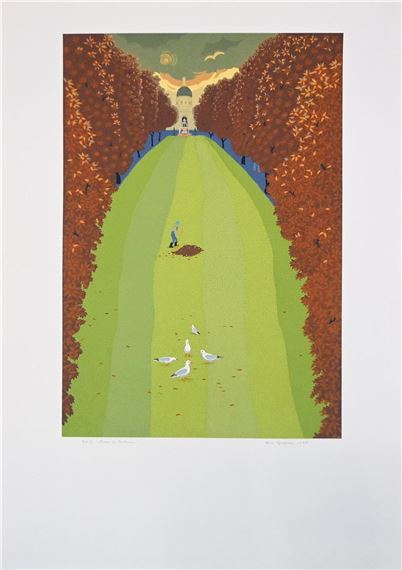 Anne Graham | LOVERS IN AUTUMN (1985) | MutualArt