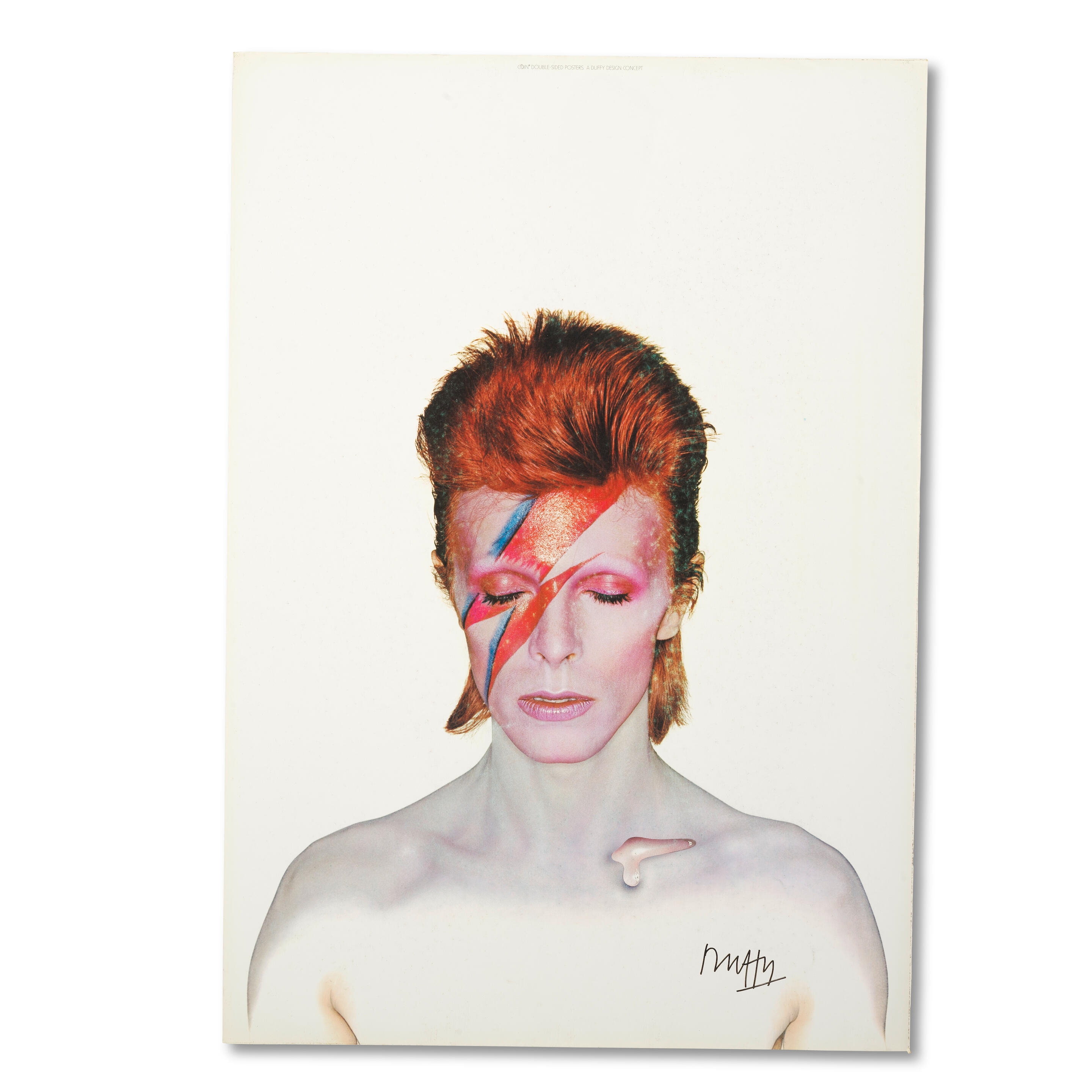 Brian Duffy | A Signed Double-sided poster for Aladdin Sane, and an ...