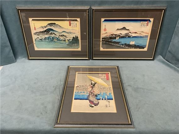 Utagawa Hiroshige | Eight Scenic Views of Mount Ohmi | MutualArt