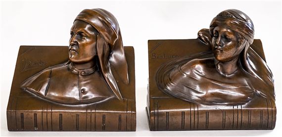 Jennings Brothers | Dante & Beatrice Jennings Brothers Clad Bookends ...