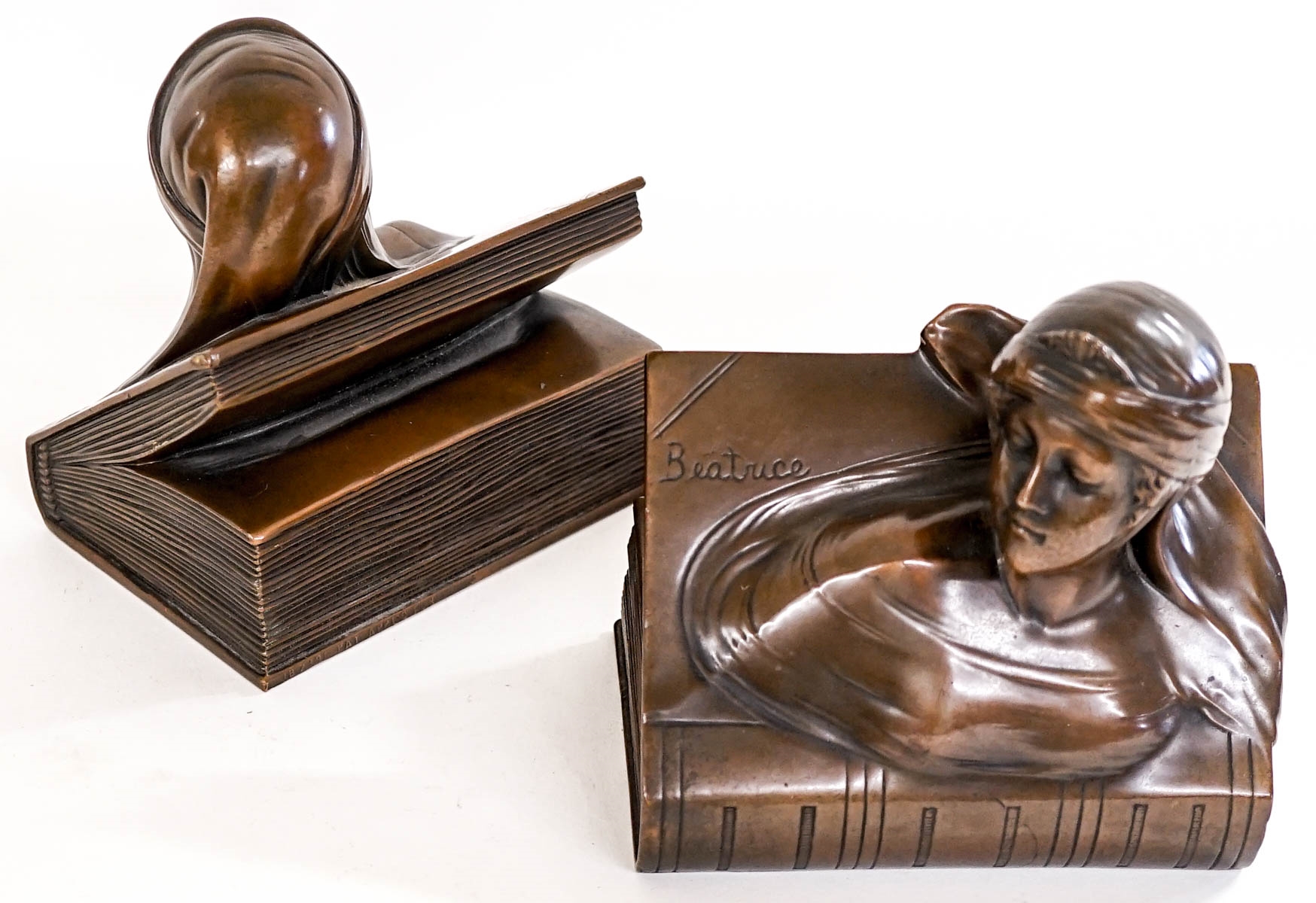 Jennings Brothers | Dante & Beatrice Jennings Brothers Clad Bookends ...