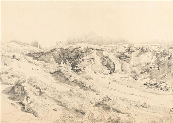 Christian Morgenstern | Dune landscape (1835) | MutualArt