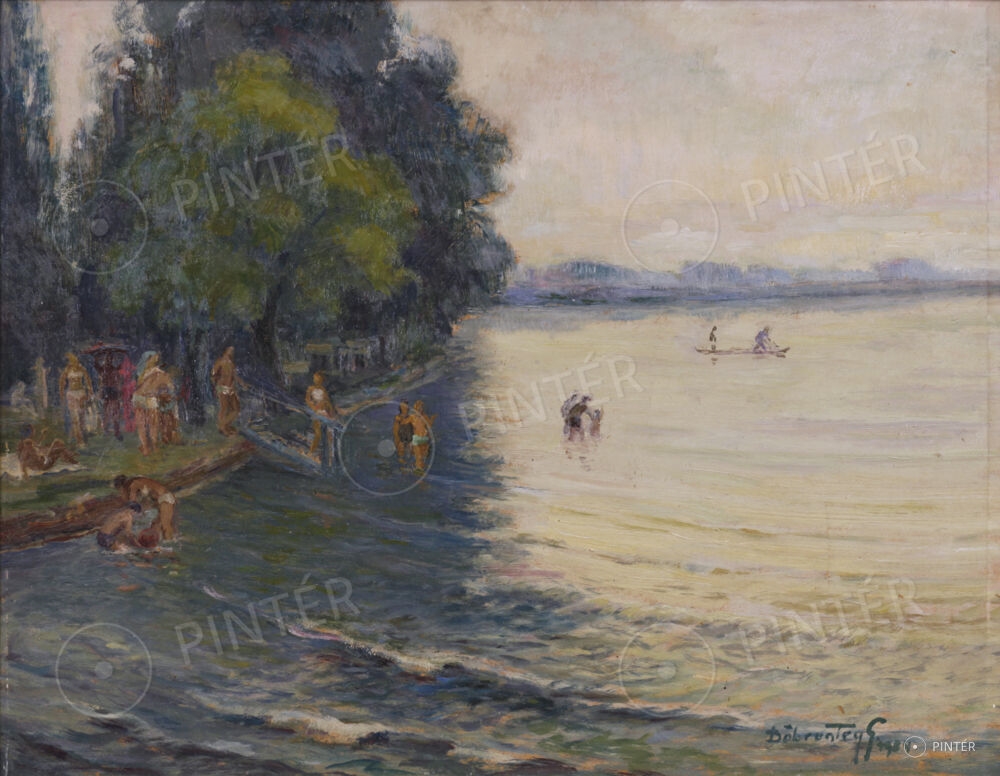 Döbrentey Gábor | Balaton Beach (1984) | MutualArt