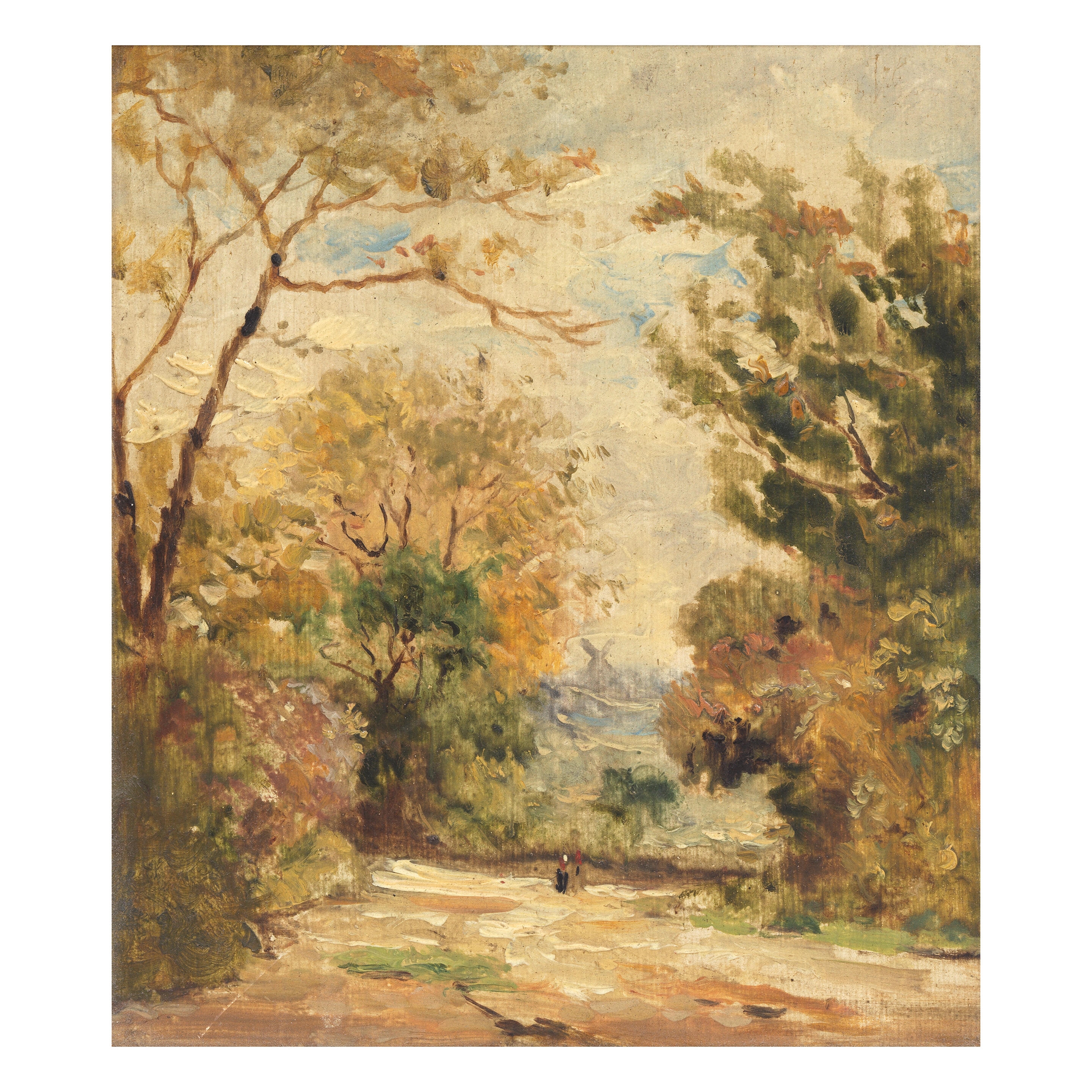 Thomas Churchyard | A woodland walk | MutualArt