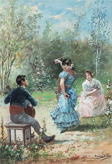 Ramón Muñoz Rubio | Andaluces bailando | MutualArt