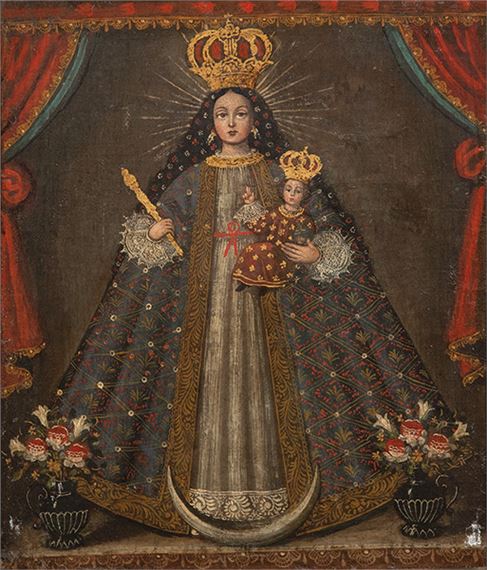 Cuzco School, 19th Century | Virgen de la Candelaria | MutualArt