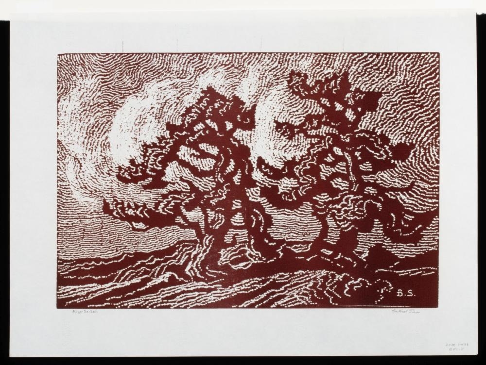Birger Sandzén | Sentinel Pines (1919) | MutualArt