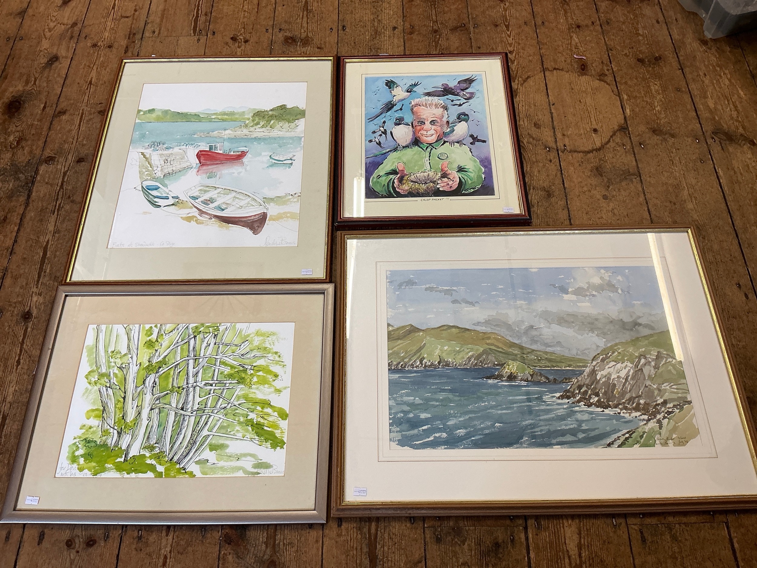 Chris Packham | Skit Chris Packet Water Colour of him surrounded by ...