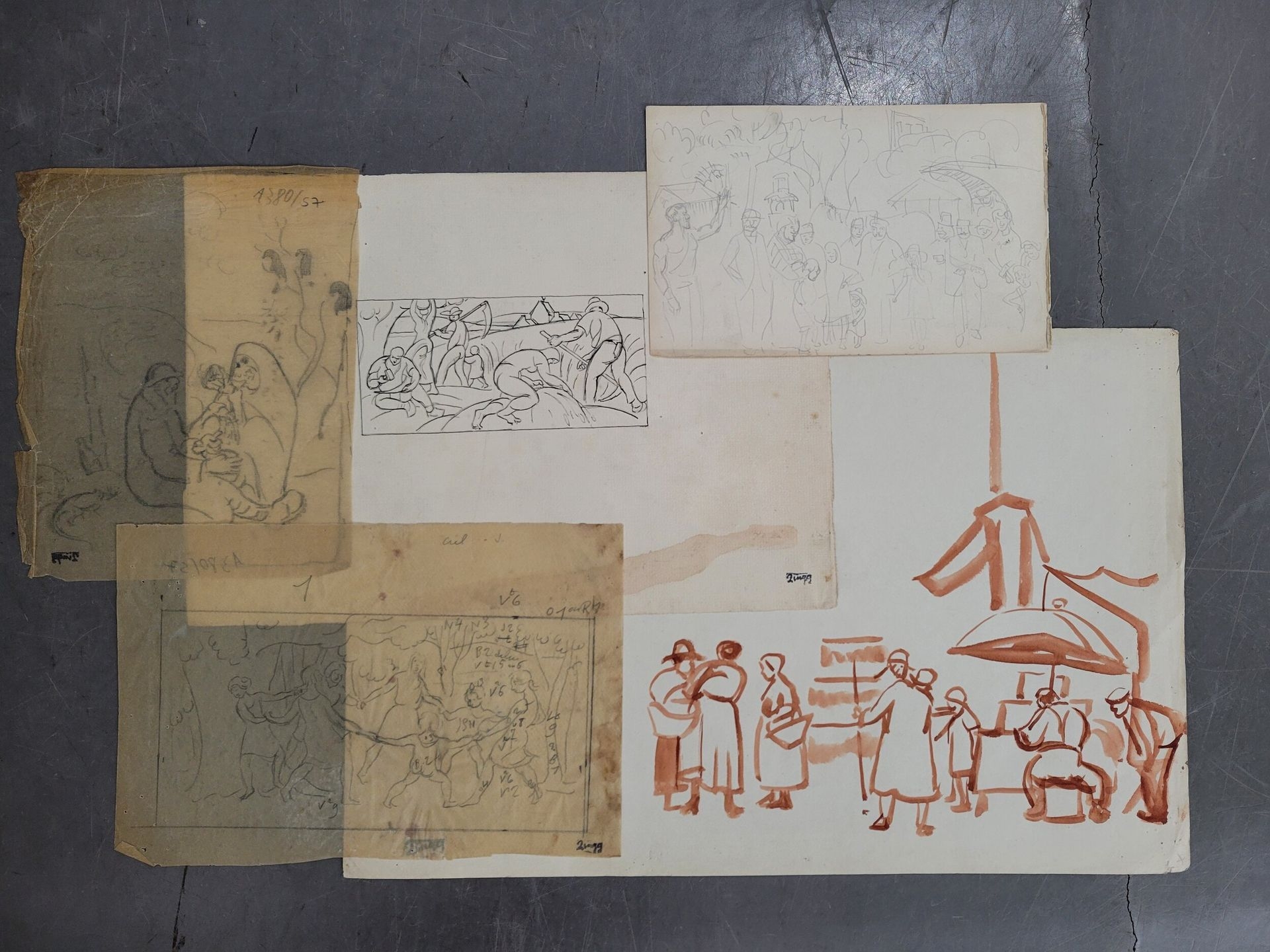 Jules Émile Zingg | Lively scenes and character studies | MutualArt