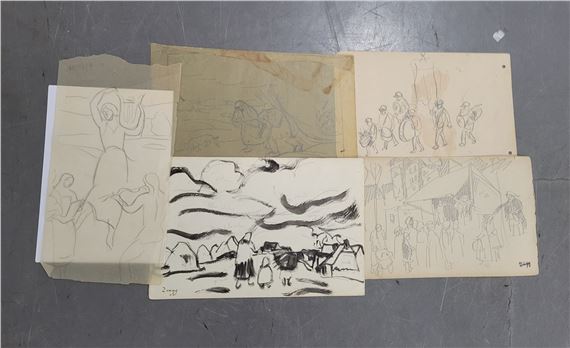 Jules Émile Zingg | Lively scenes and character studies | MutualArt