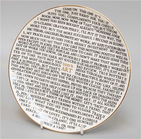 Grayson Perry | 100% ART PLATE | MutualArt
