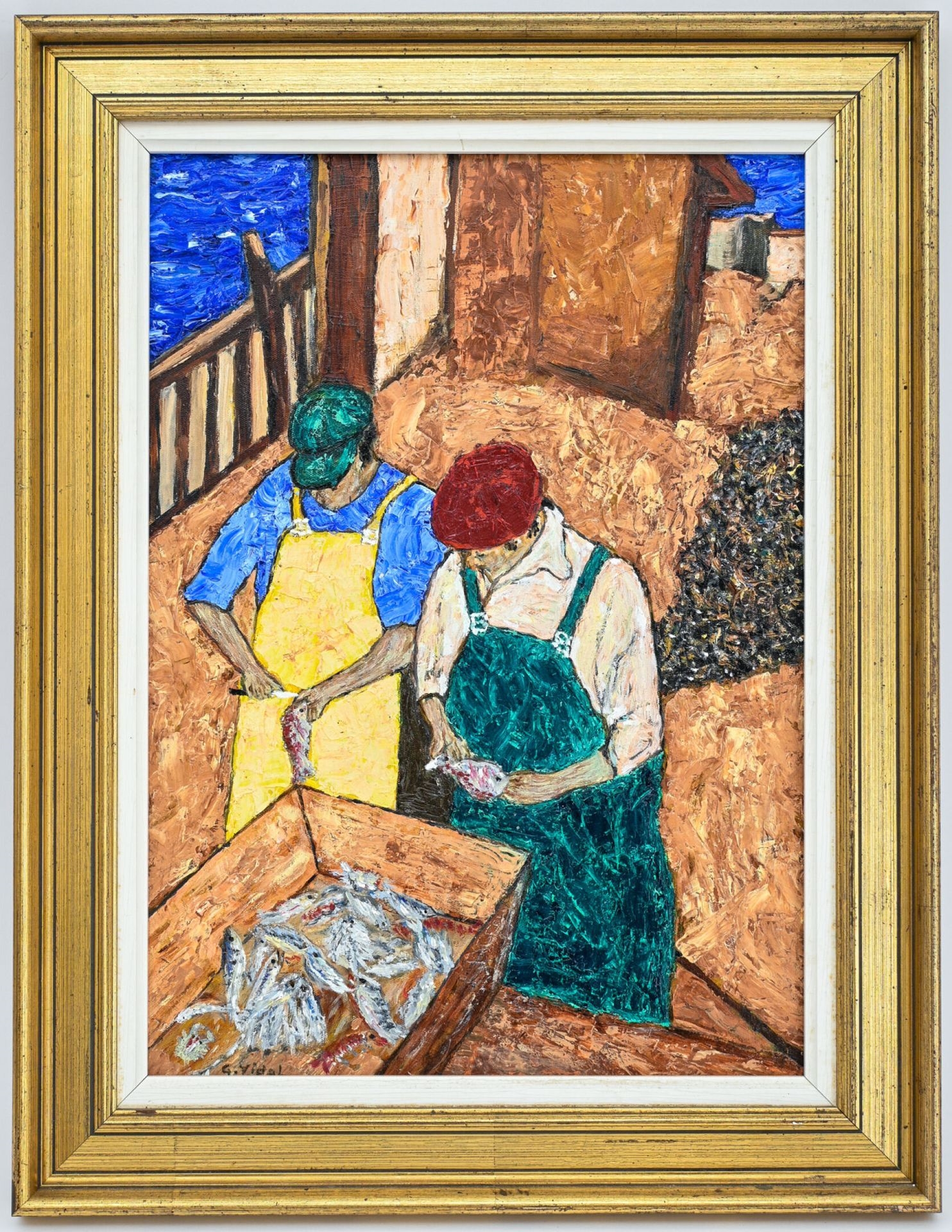 Gustave Vidal | Fishermen | MutualArt