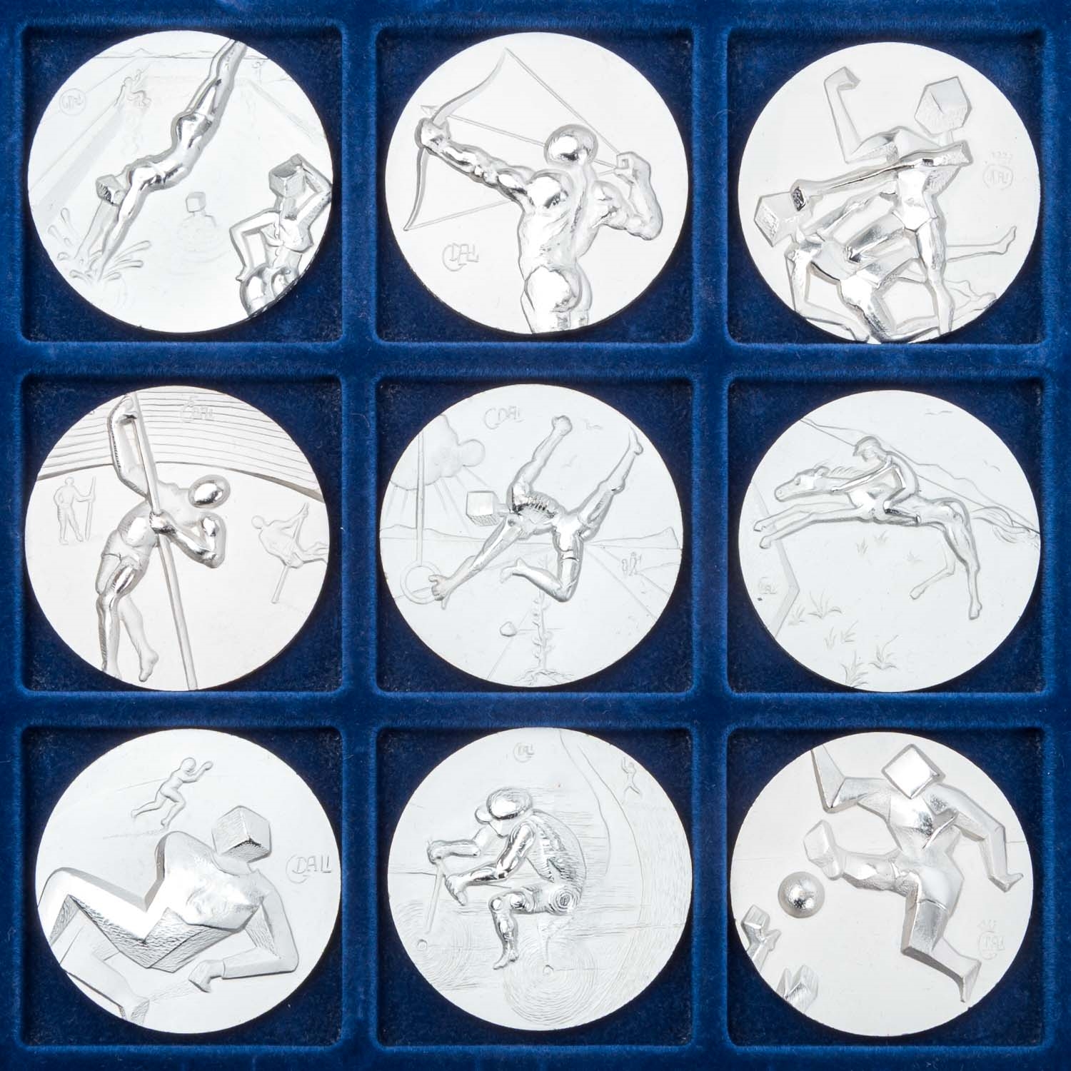 Salvador Dalí | Commemorative medals of the Olympic Committee of the ...