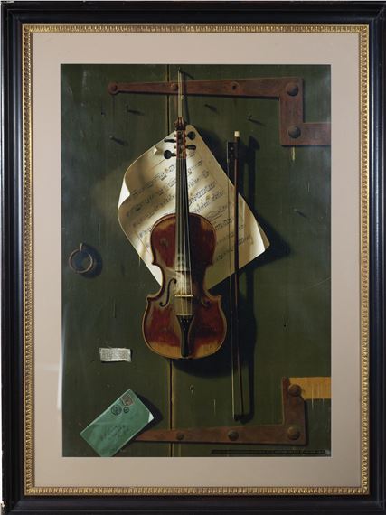 William Michael Harnett | The Old Violin (1903) | MutualArt