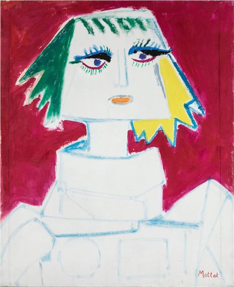 Yvonne Mottet | Etude de personnage | MutualArt