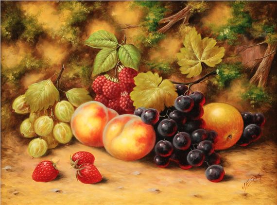 John F. Smith | Still Life of Fallen Fruit | MutualArt