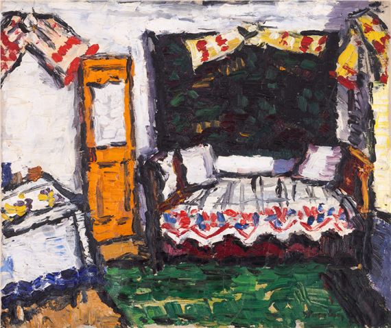 Ion Tuculescu | Peasant Interior (1910) | MutualArt