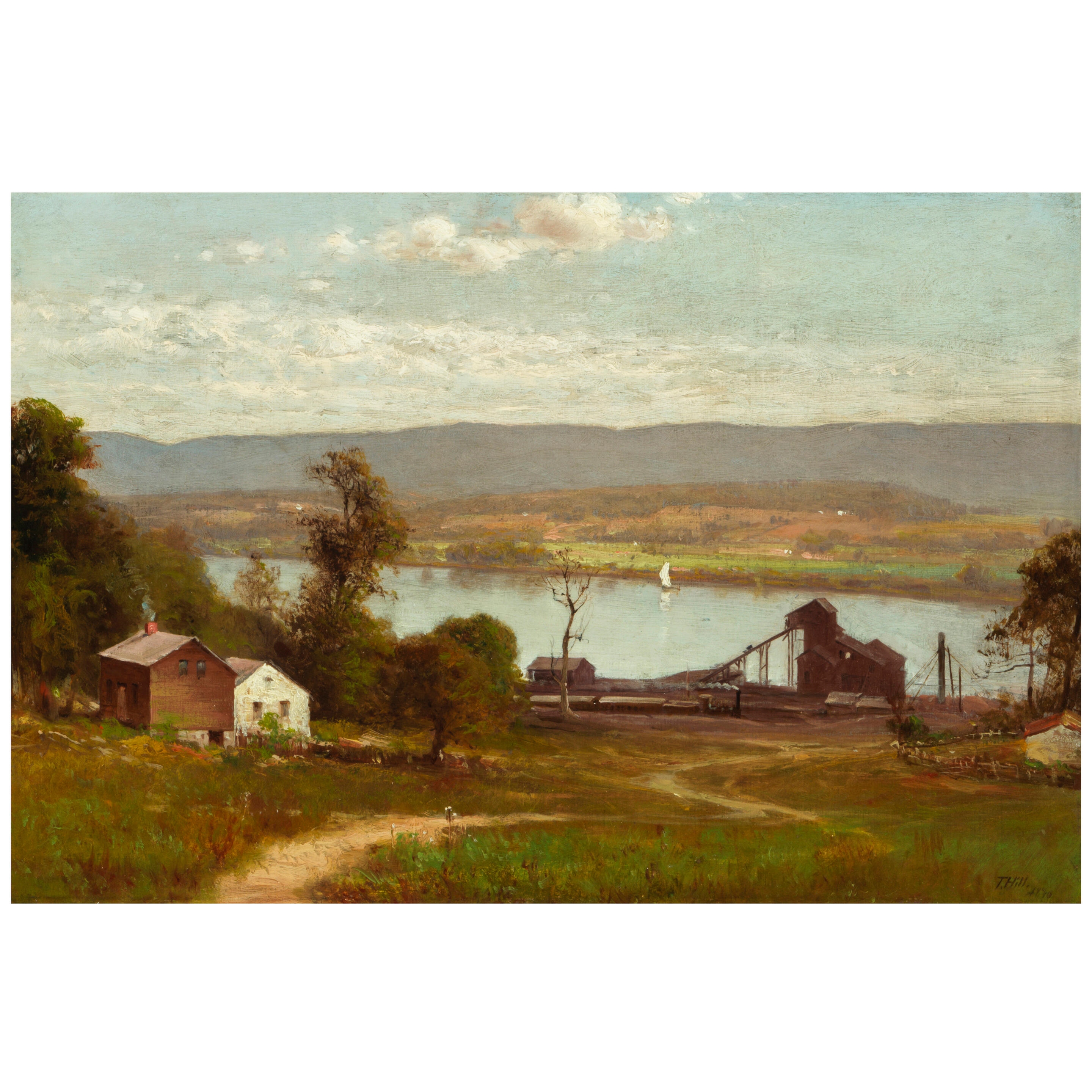 Thomas Hill | The Harvey Breaker, West Nanticoke (1870) | MutualArt