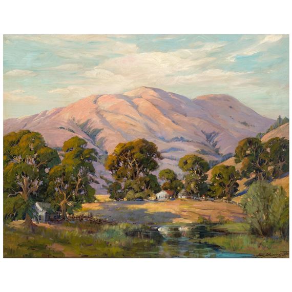 George Demont Otis | A Marin Farm (Circa 1940s) | MutualArt