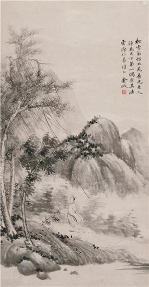 Jin Cheng | Landscape After Zhao Mengfu | MutualArt