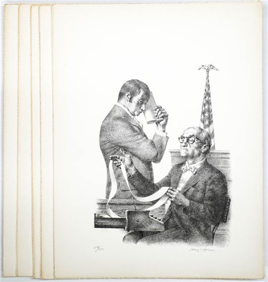 Joseph Hirsch | Court Scene | MutualArt