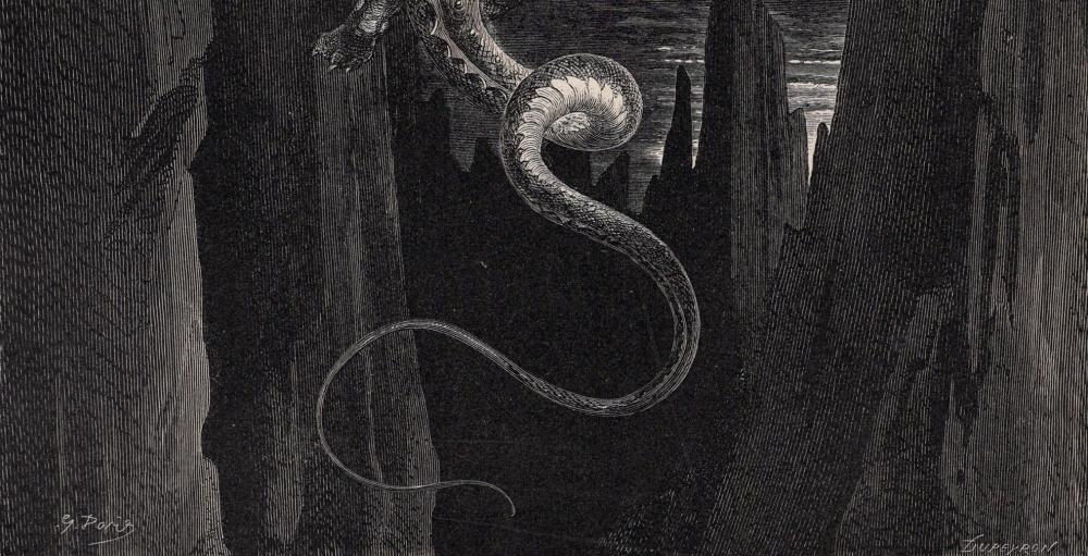 Gustave Doré | Geryon's Flight (Dante's Divine Comedy Enferno (1880 ...