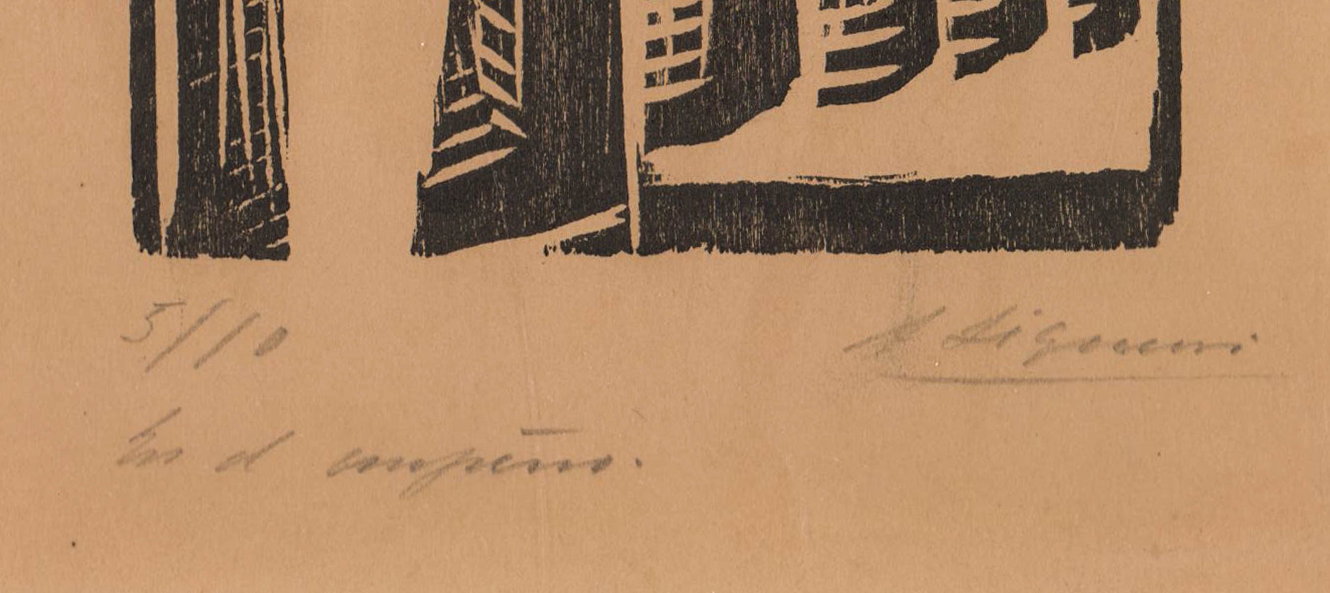 David Alfaro Siqueiros | David Alfaro Siqueiros S/N Woodblock RARE ...