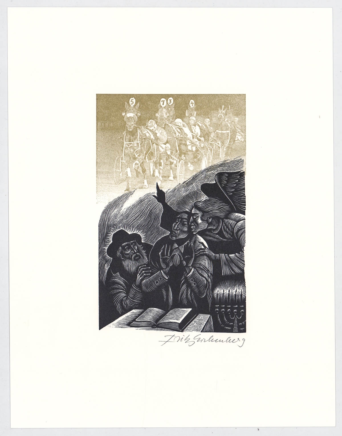 Fritz Eichenberg | Seven (7) Fritz Eichenberg SIGNED (7) Wood ...