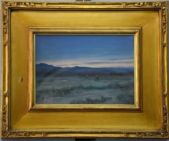 Howard Russell Butler | Pastel on artist board of Orr River/Creek in ...